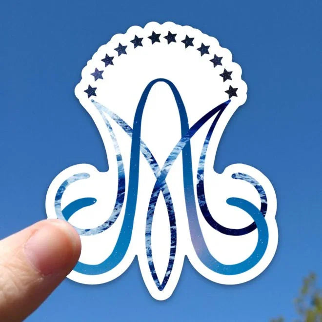 Stella Maris Auspice Maria Sticker – worthyofAgape