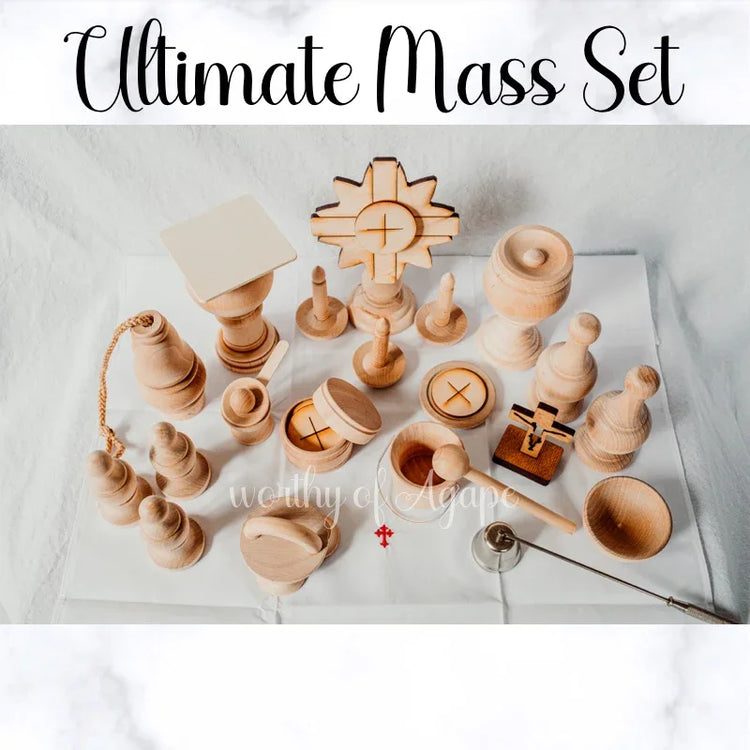 Natural Wood Mass Sets