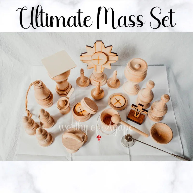 Natural Wood Mass Sets